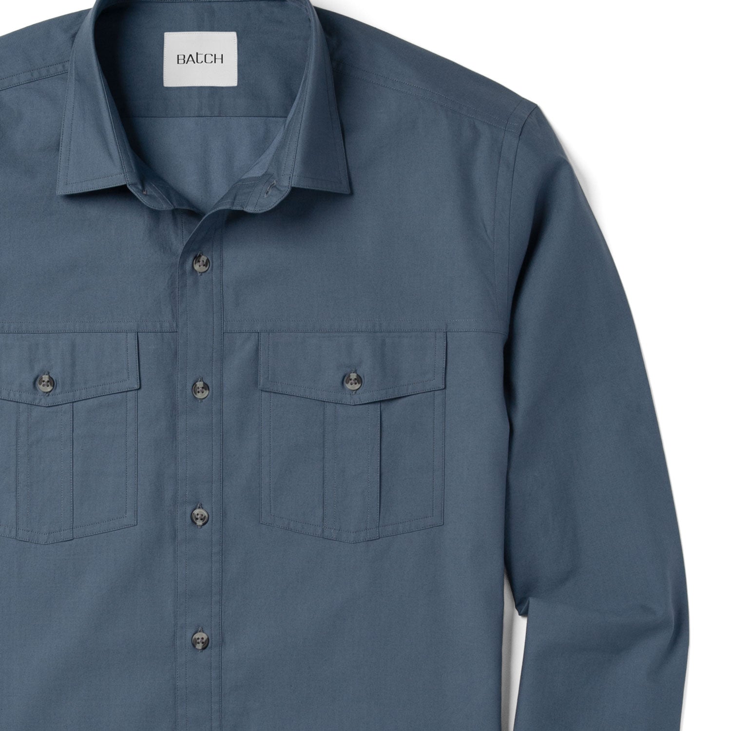 Men's Utility Shirt - Primer in Stone Blue | Batch